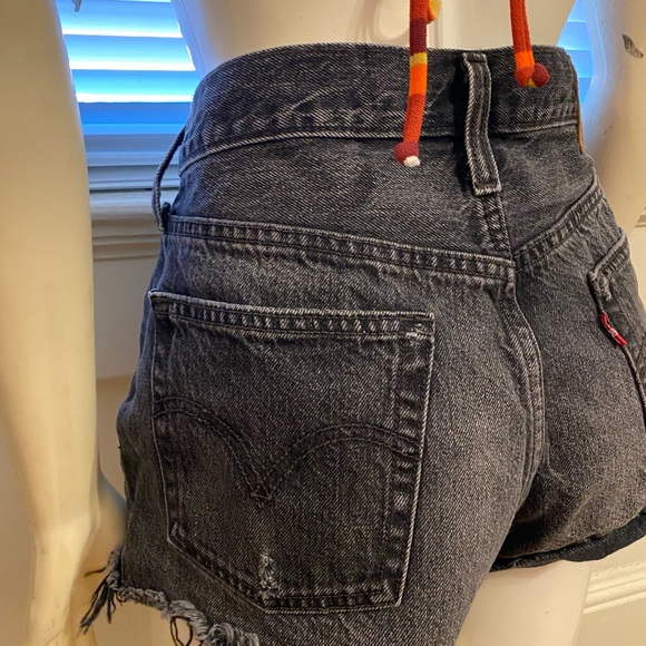 Levi's | Jeans | Levis 5 High Waisted Button Fly Short | Poshmark